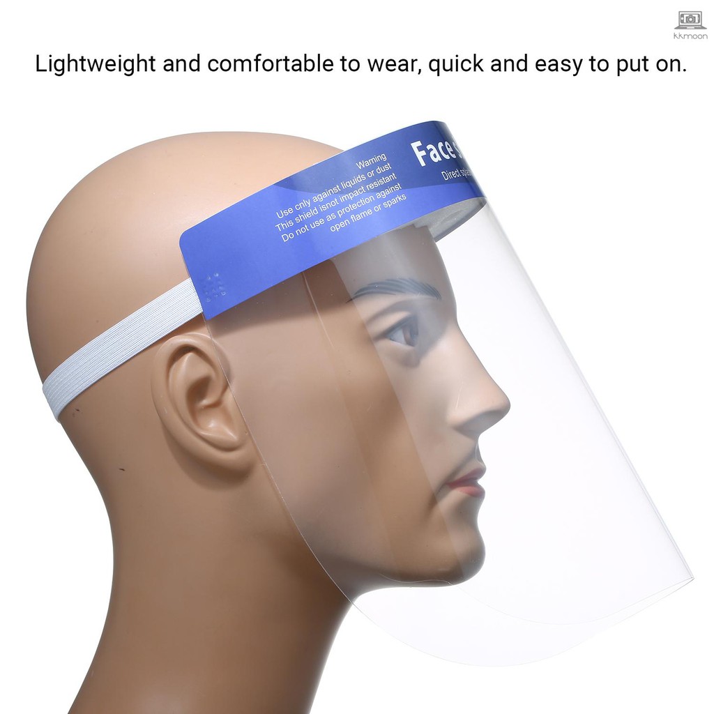 10Pcs/Pack Disposable Safety Face Shield Fluid Resistant Full Face ...