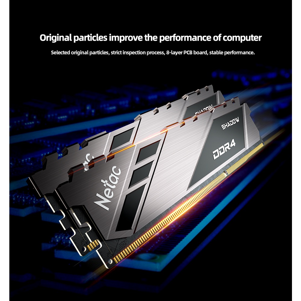 Netac Ram memory DDR4 3200MHZ 16gb 8 gb Memoria RAM ecc ddr4 ram 16gb 3200MHz 3600MHz 2666MHz ...