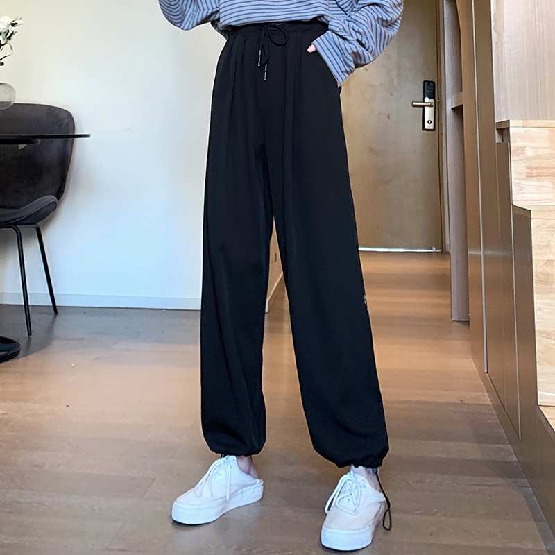 ES2020 ใหม่ กางเกงขายาวผู้ชายฤดูร้อนลำลองหลวมพลัสไซส์กางเกง ผ้าร่ม ใส่สบาย - es.shop28 - ThaiPick