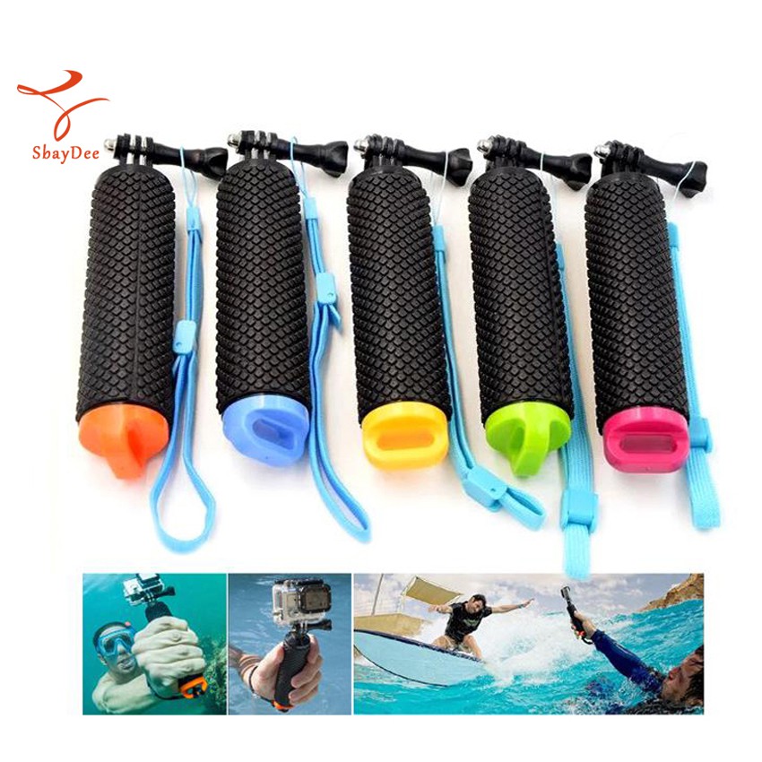 ทุ่นลอยน้ำ ไม้ลอยน้ำ สำหรับ กล้อง แอคชั้น 5สี Floating Handle Grip for ...