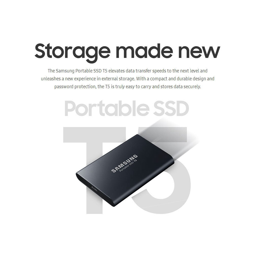 SAMSUNG T5 SSD HDD 250GB 500GB 1TB Portable Top Original External HD ...