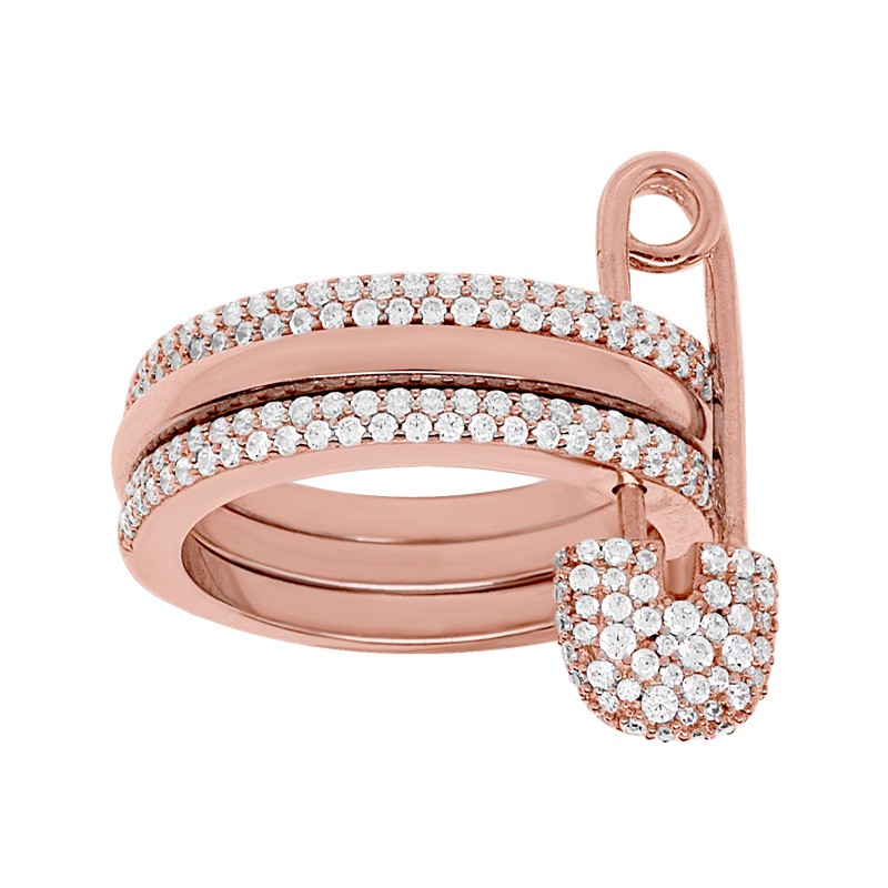 Ready stockAPM Monaco Pin Ring Female Ins Simple Index Finger Ring ...