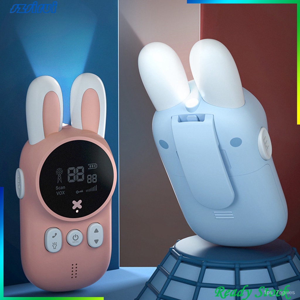 [Ready Stock] 2 Pack Walkie Talkie Two-Way 3KM Wireless Radios 3KM Long ...
