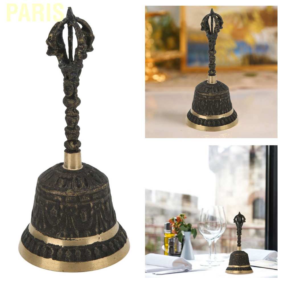 Paris Rattle Retro Relief Hand Cranked Old Buddhist Meditation Bells ...
