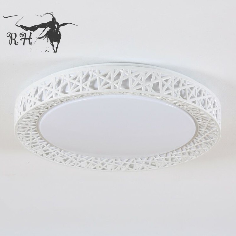 RH LED Ceiling Light Bird Nest Round Lamp Modern Fixtures For Living ...