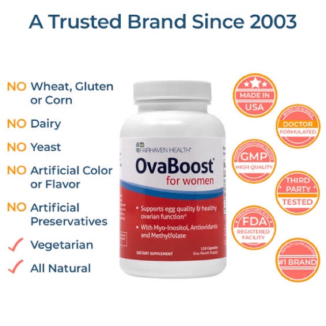 (หมดอายุ 8/2022)แพ็คเกจใหม่ล่าสุด!!เลื่อนดูรูปได้เลยค่ะOvaboost 120 ...