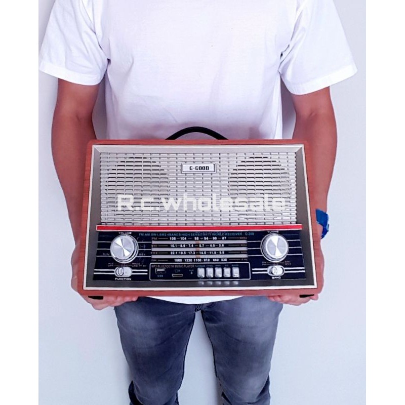 วิทยุ ลำโพง Bluetooth (บลูทูธ) G-GOOD G-268 ฟังก์ชั่นครบ USB - MP3 - AUX-AM-FM-ACDC - 4v4db7hphv ...