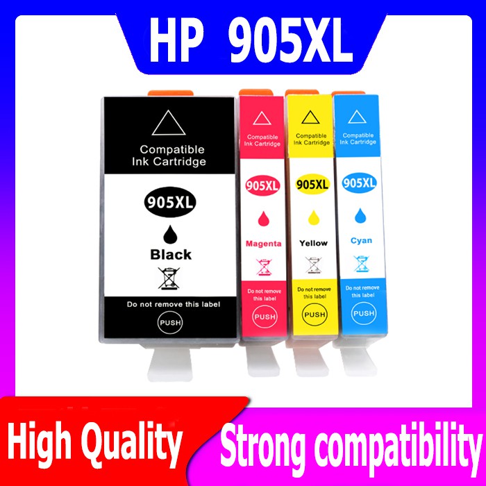 HP 905 หมึก HP 905XL สีดำ HP905XL ตลับหมึกสำหรับ HP 6979 8730 8740 6960 ...