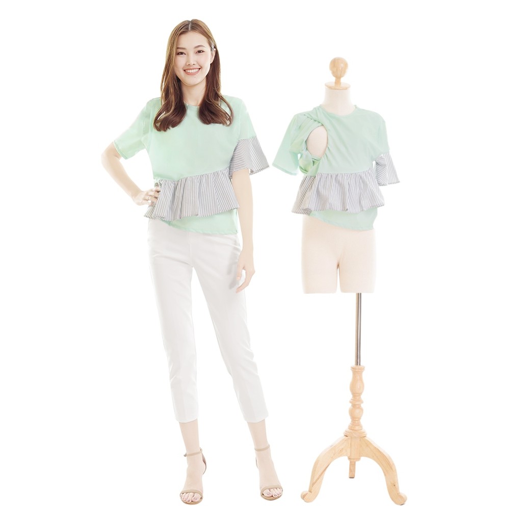 Muko Tancy เสื้อเปิดให้นม คลุมท้อง BSL18 - mukodressmom - ThaiPick