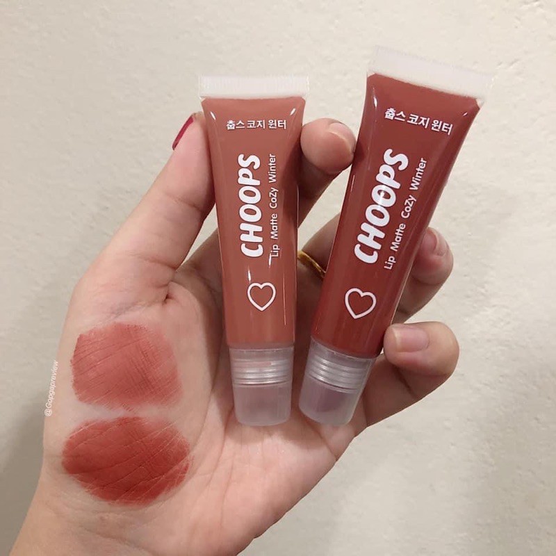 Choops จุ๊ปส์ Lip Matte Cozy Winter #01 #02 | Shopee Thailand