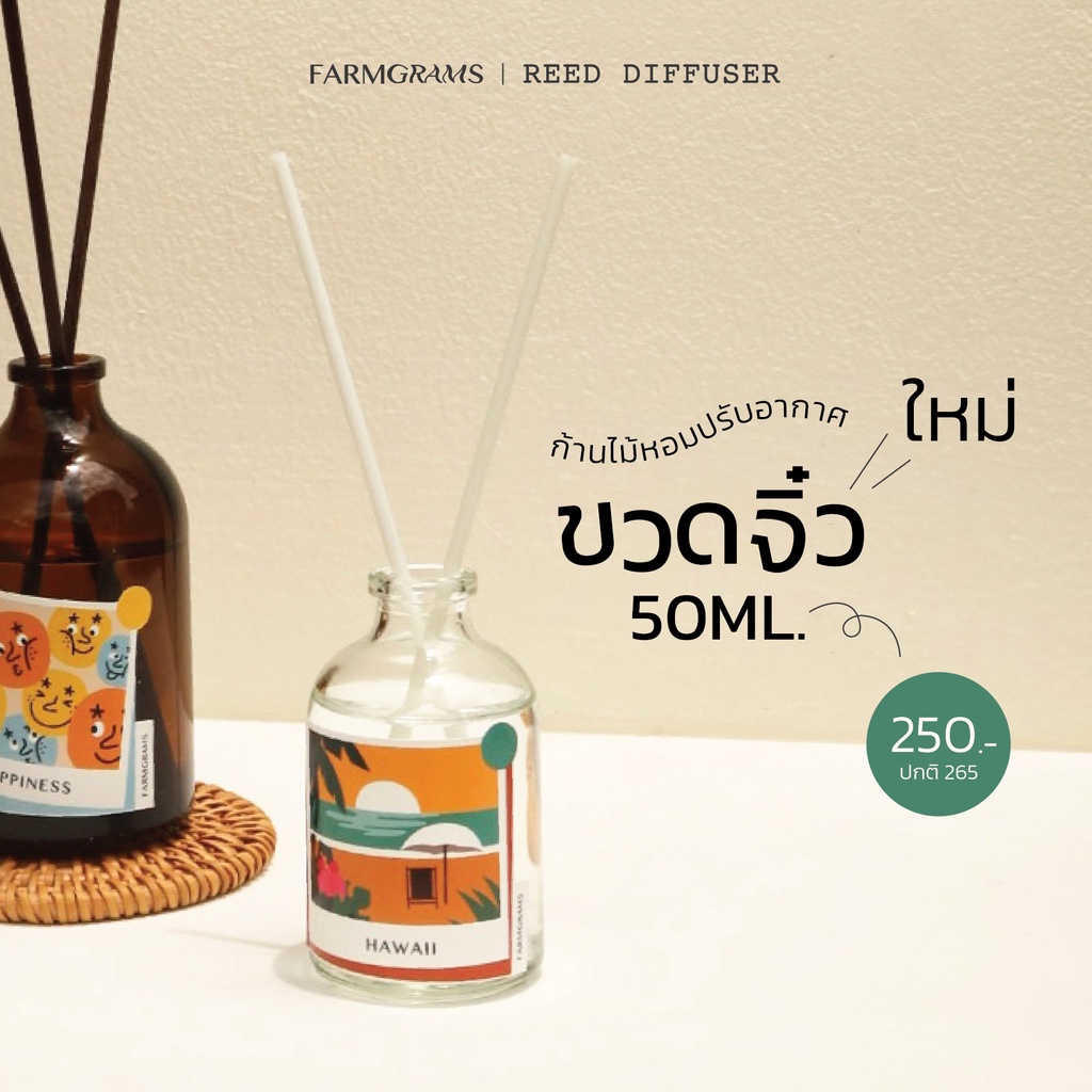 reed diffuser ขวดน่ารัก ถูกที่สุด พร้อมโปรโมชั่น ก.ย. 2025 | BigGoเช็คราคาง่ายๆ