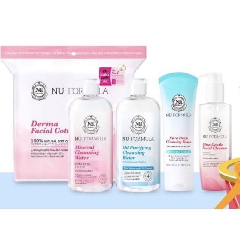 นู ฟอร์มูล่า สำลี ขนาด 200 เเผ่น 115 g. Nu Formula Derma Facial Cotton 200 แผ่น - cherrie3026 ...