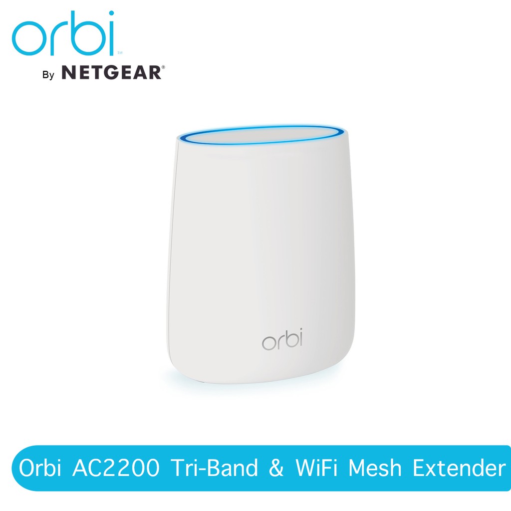 Netgear Orbi (RBS20) AC2200 Tri-Band Wi-Fi Coverage Orbi Whole Home ...