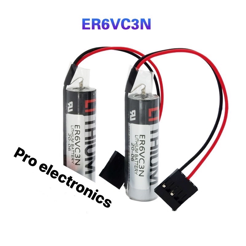ER6VC3N ER6V / 3.6V พร้อมปลั๊ก Yaskawa PLC CNC แบตเตอรี่ลิเธียม ER6VC3N ...