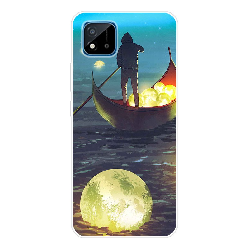 เคสสำหรับ Realme C20 Case Silicone Back Cover Soft Case Realme C20 C 20 ...