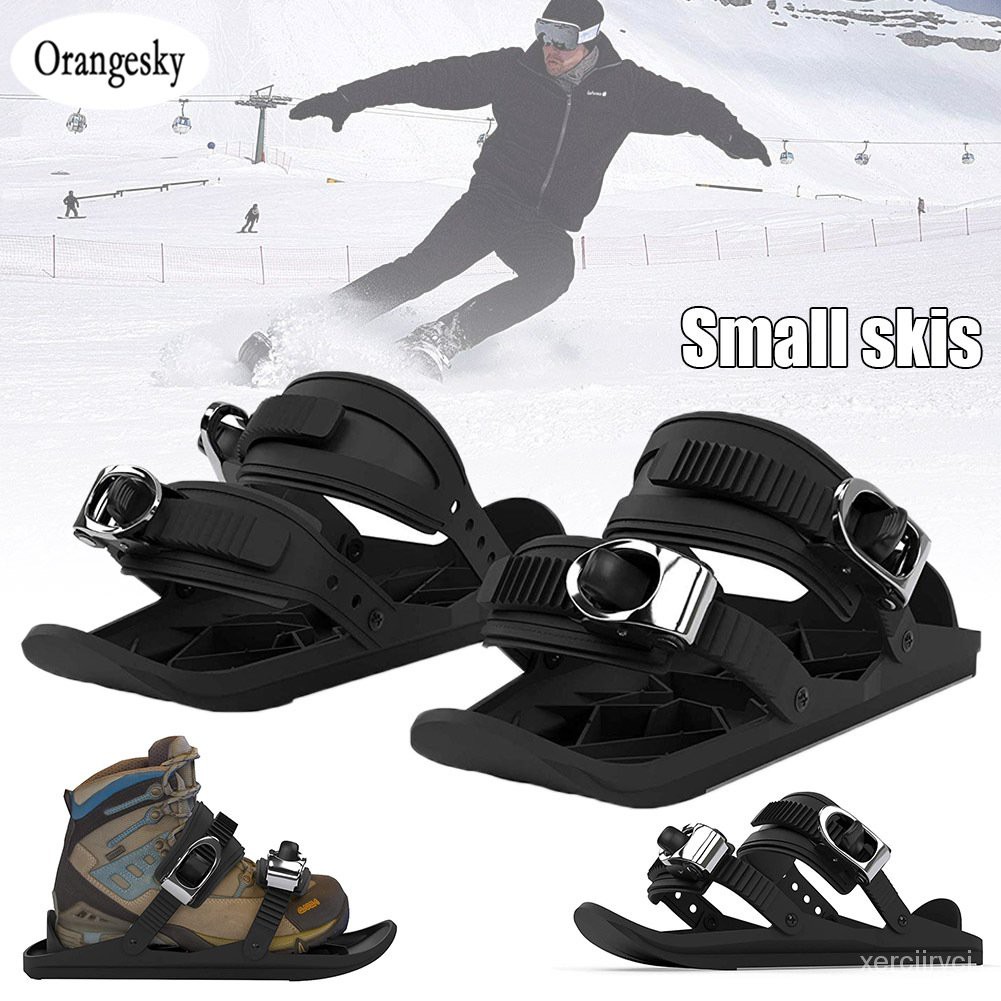 Orangesky MINI ski skates สำหรับ Snow SHORT skiboard snowblades ปรับได้ ...