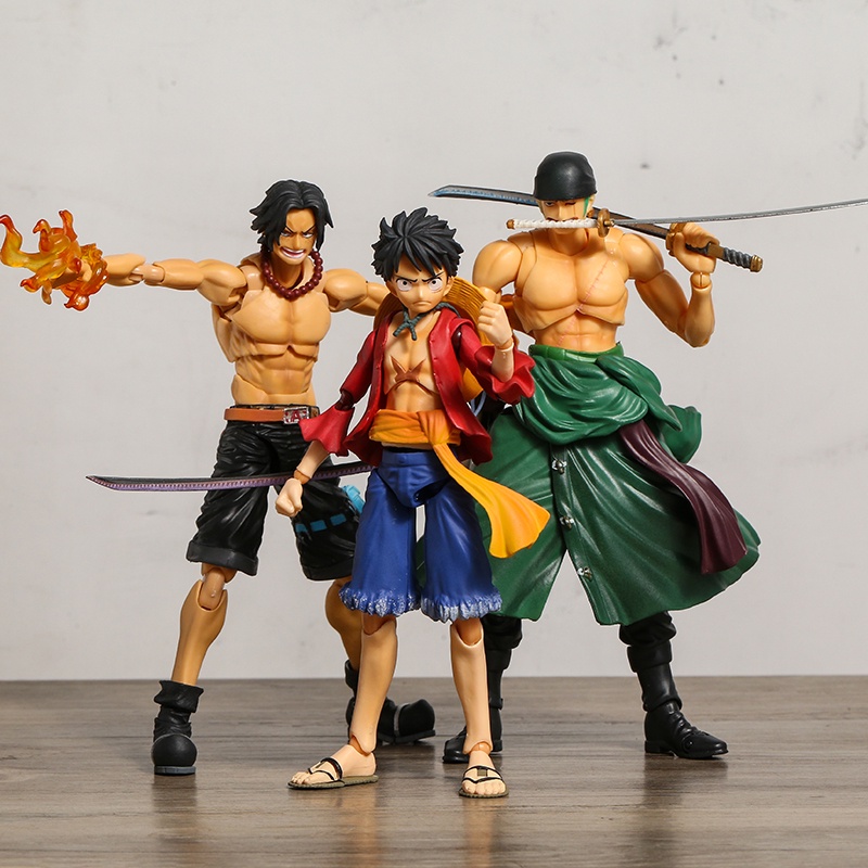 NewMH Variable Action Heroes One Piece Portgas D Ace Monkey D Luffy ...