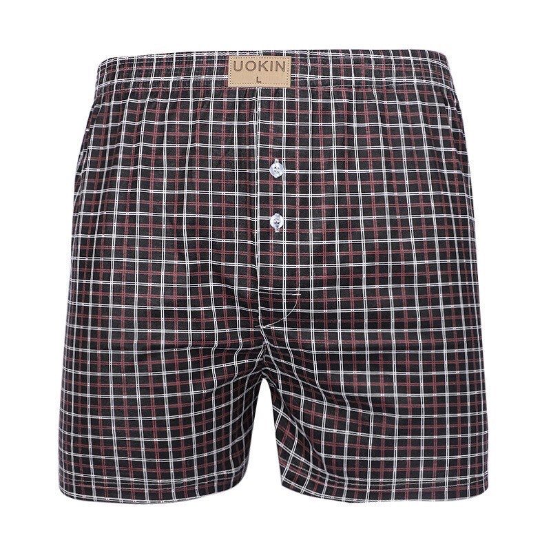 พร้อมส่ง) Boxer บ๊อกเซอร์ UOKIN (เอว25-40)สีพื้น ผ้านิ่มใส่สบาย ไม่อึด ...