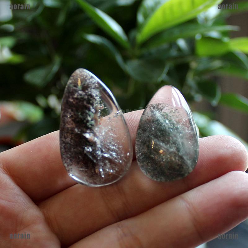 AG Natural Green Ghost Phantom Stone Crystal Quartz Gemstone Specimen ...