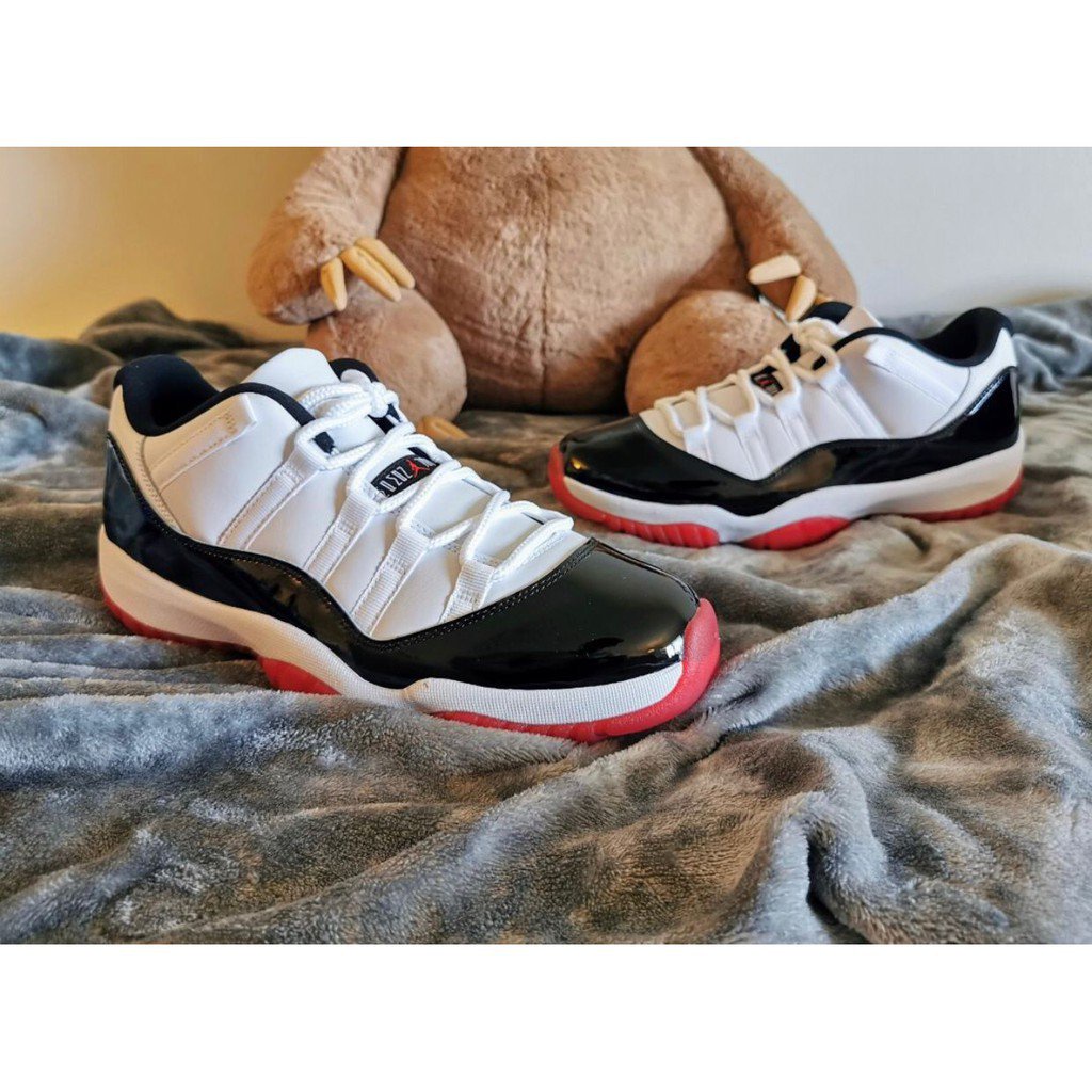 Air Jordan 11 Retro Low Concord Bred Concord Black Red AV2187-160 ...