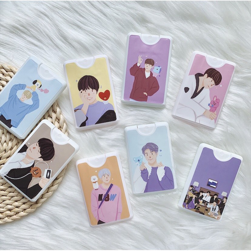Set spray alcohol BTS x BT21 | Shopee Thailand