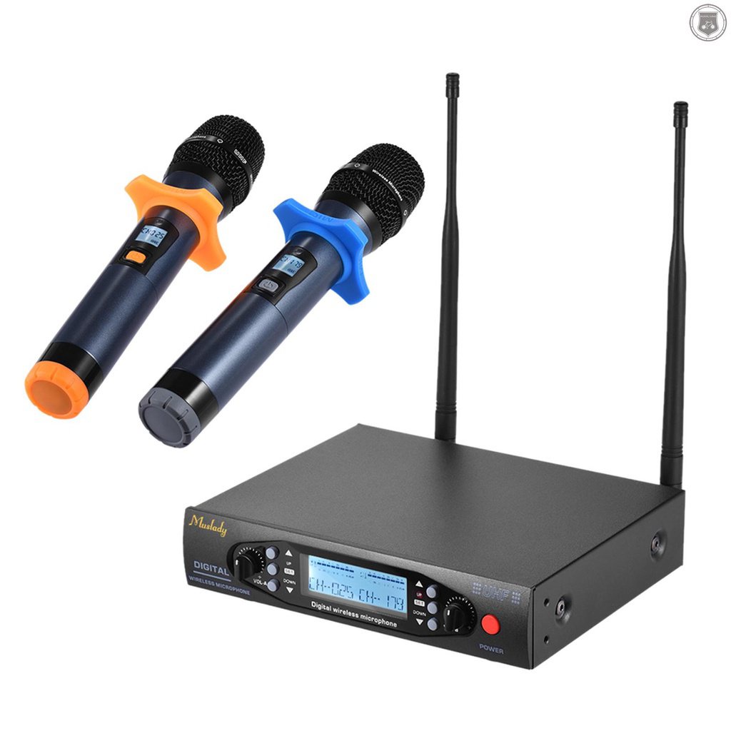 Muslady Professional Digital UHF Wireless Handheld Microphone Mic ...