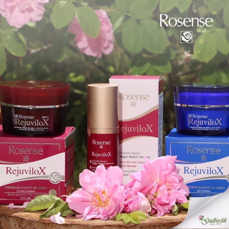 ชุดต่อต้านริ้วรอย Rosense พิเศษ 1750 บาท เซรั่ม ครีมกลางวันและครีม ...