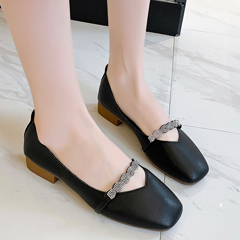 นางฟ้ารองเท้าเดียวฤดูใบไม้ผลิและฤดูใบไม้ร่วงของผู้หญิง 2020 ใหม่หนัง ...