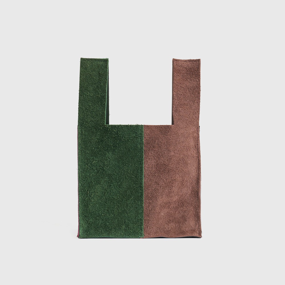 LONGLAI JEKYLL HYDE SMALL TOTE BAG SPLASHY-COLD SHADES - longlaileather ...