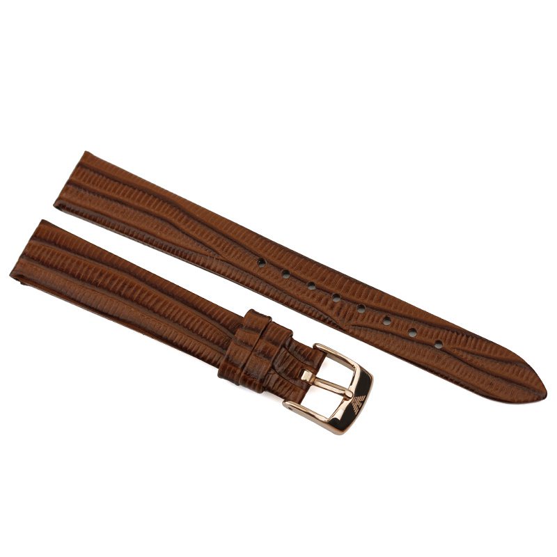 Straps อาร์มานี่นาฬิกาสายหนังแท้รุ่นหญิงAR1876172616811911 14mmผู้ชาย ...