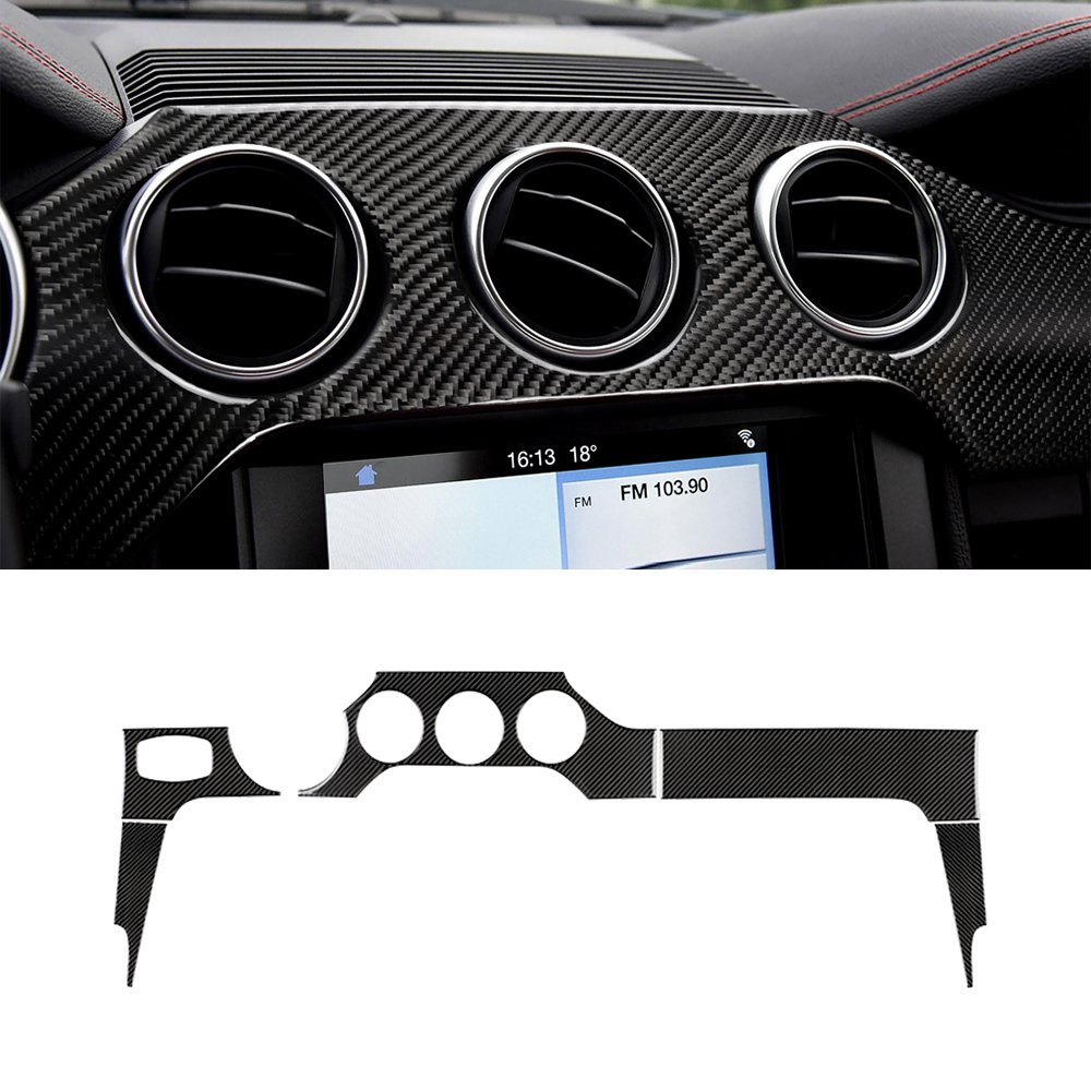 Car Dashboard Instrument Panel Decoration Cover Trim for Ford Mustang ...