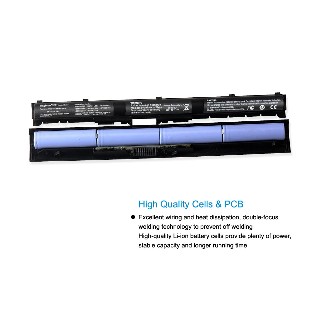 KingSener KI04 Laptop Battery for HP Pavilion 15-ab292nr 14-ab000 17-g00017-g099 HSTNN-DB6TLB6R ...