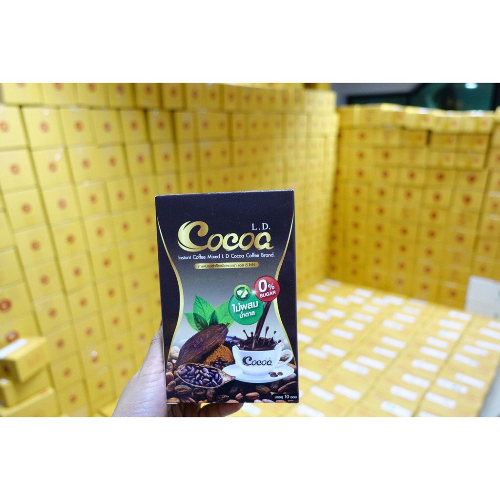 #สูตรนี้ ไร้น้ำตาล (0%) คุมหิว [8]ชม. โกโก้LD LADY Cocoa L.D. โกโก้เลดี้ โกโก้รสชาติดีบรรจุ 10 ...
