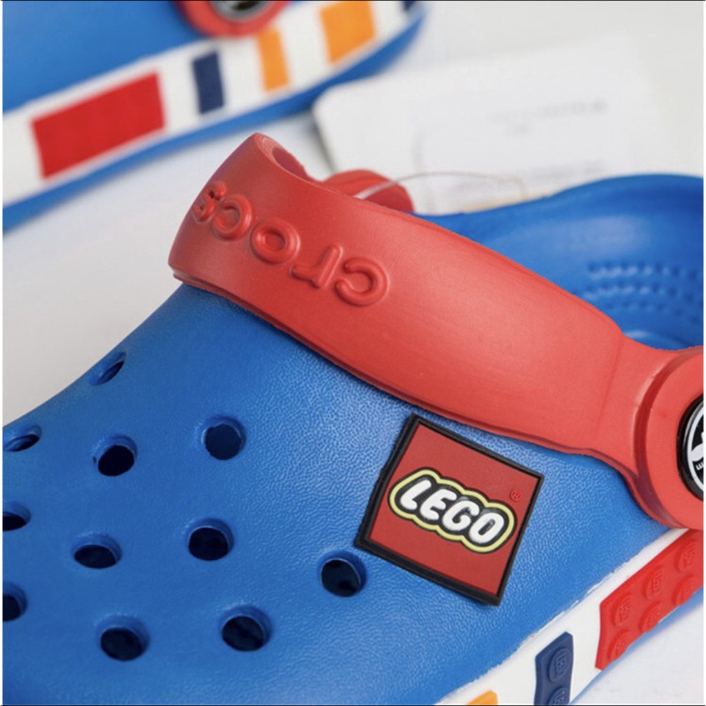 รองเท้าเด็ก Crocs band kids LEGO clog ประเภทรัดส้นแบบลำลอง วัสดุยาง ใส่ ...