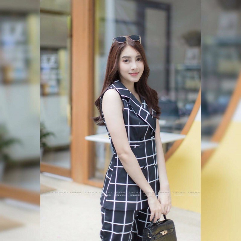 NANNAPAT Set 2 ชิ้น เรียบหรู ดูดีมีราคา ใส่ได้ทุกโอกาสเลยนะคะ งานเกรด ...