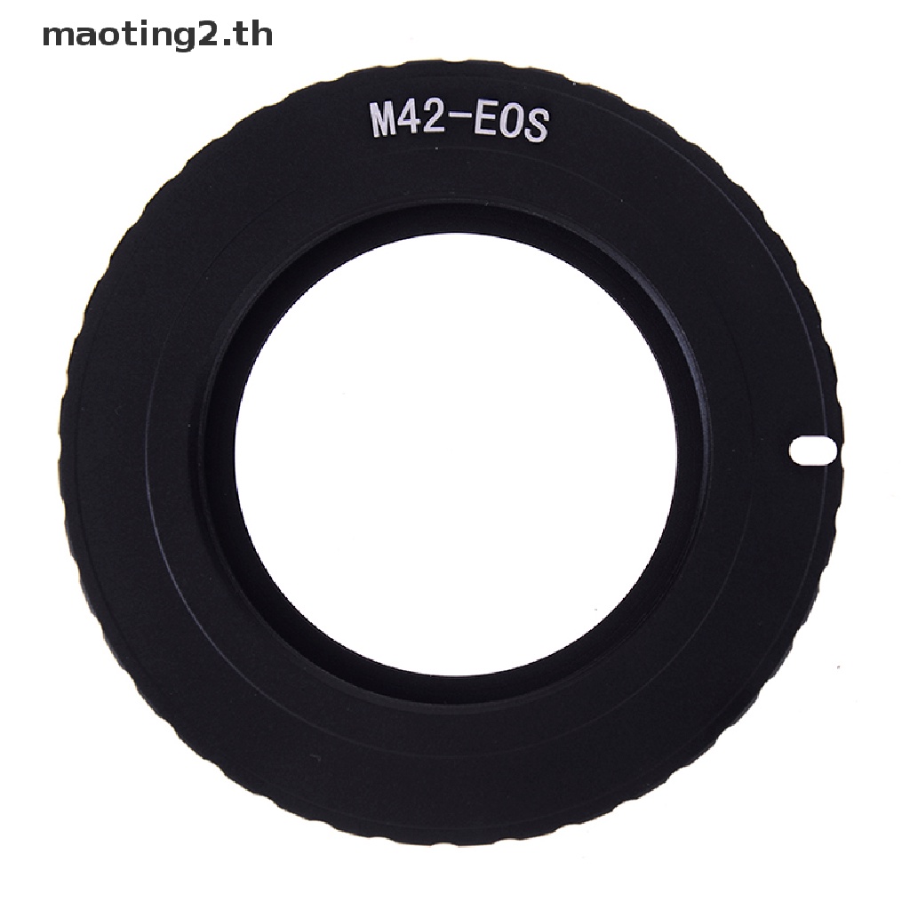 Mtth อะแดปเตอร์เมาท์แหวนอะลูมิเนียม M42 Chips Screw Lens To Eos Ef Af Iii Confirm Th - maoting2 ...