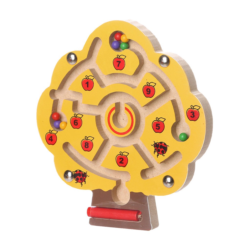 Educational Toys Kids Magnetic Maze Toys Kids Wooden Game Toy Wooden ...