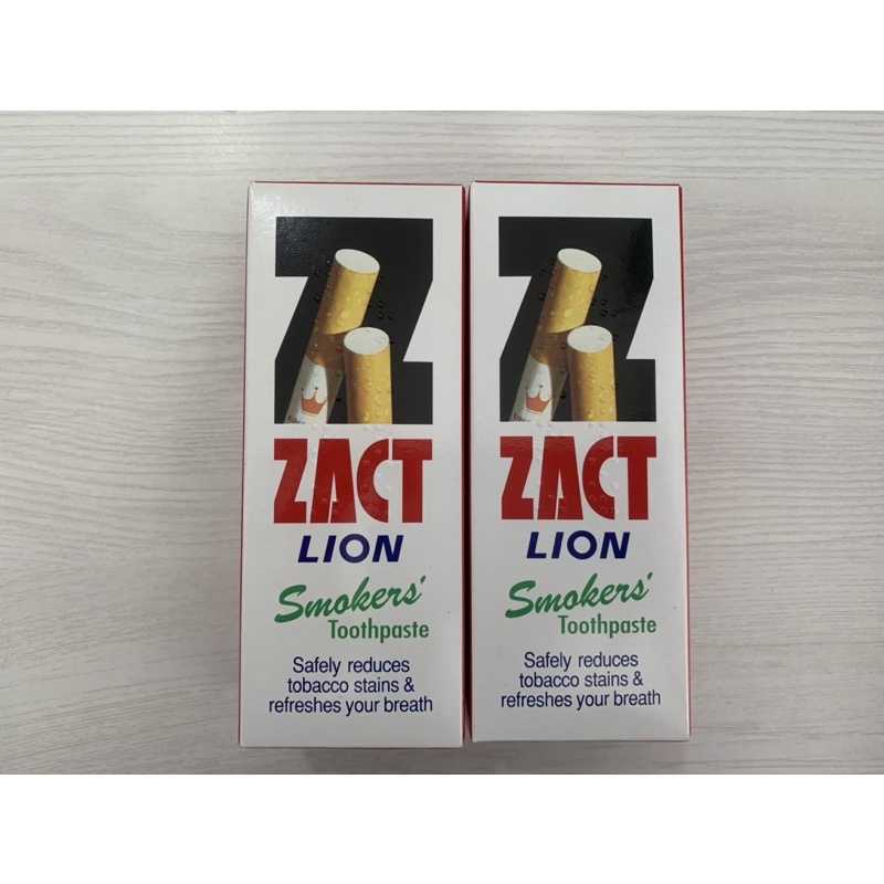 ยาสีฟัน ZACT smokers สีแดง 90กรัม | Shopee Thailand