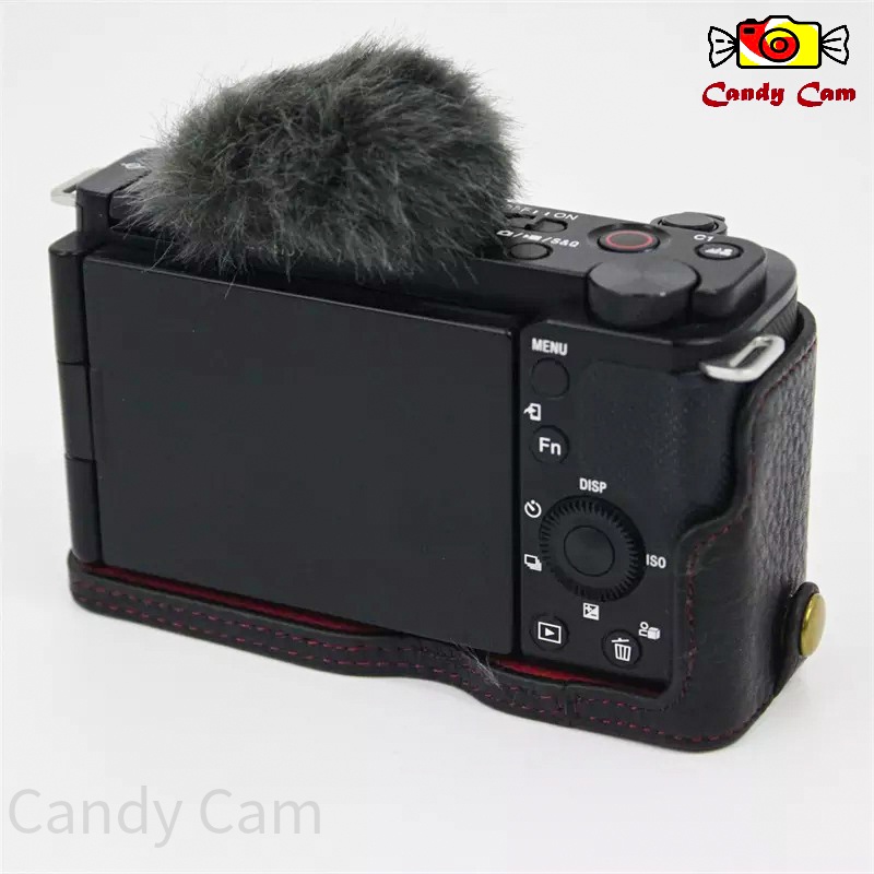 Half case เคสหนัง หนังแท้ Sony ZV-E10 - candy_cam - ThaiPick