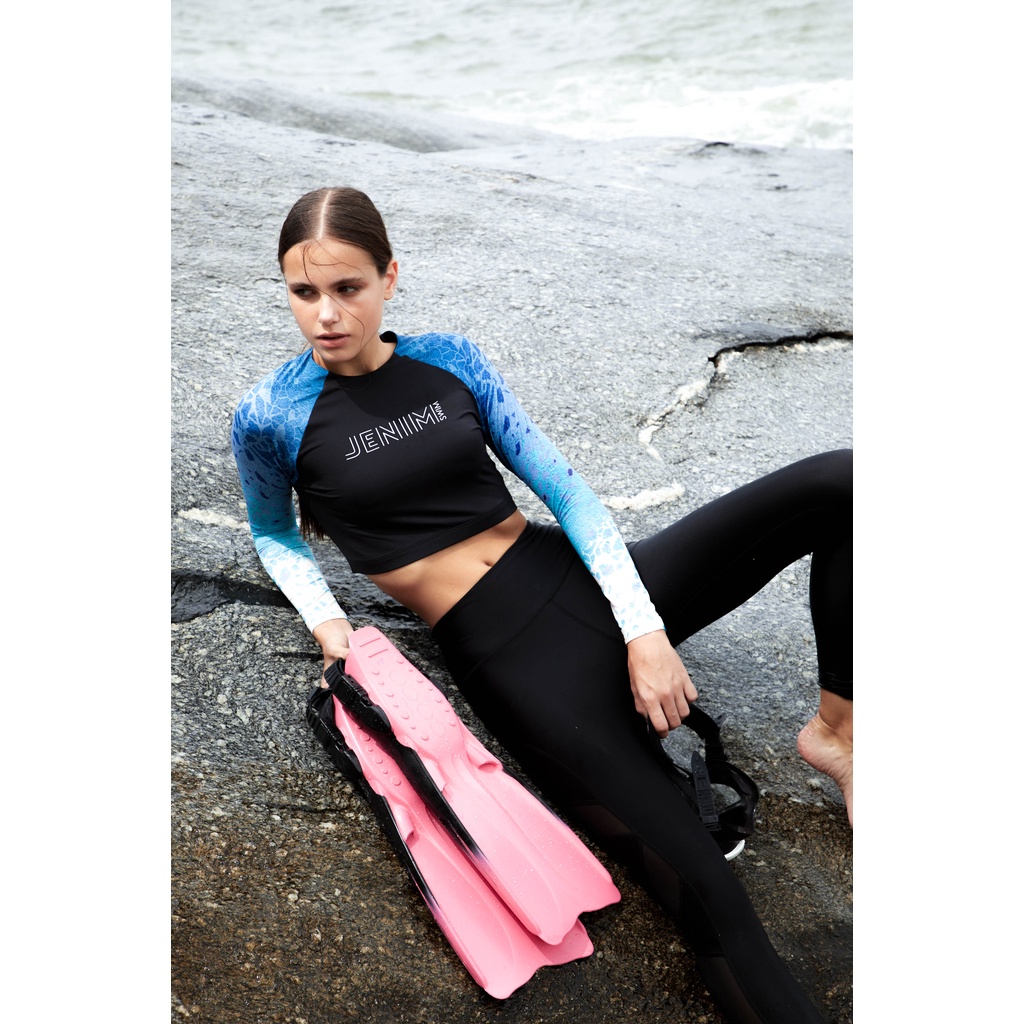 Jenim Sports Beach Hype Wave เสื้อ Crop - jenimsportsofficial - ThaiPick