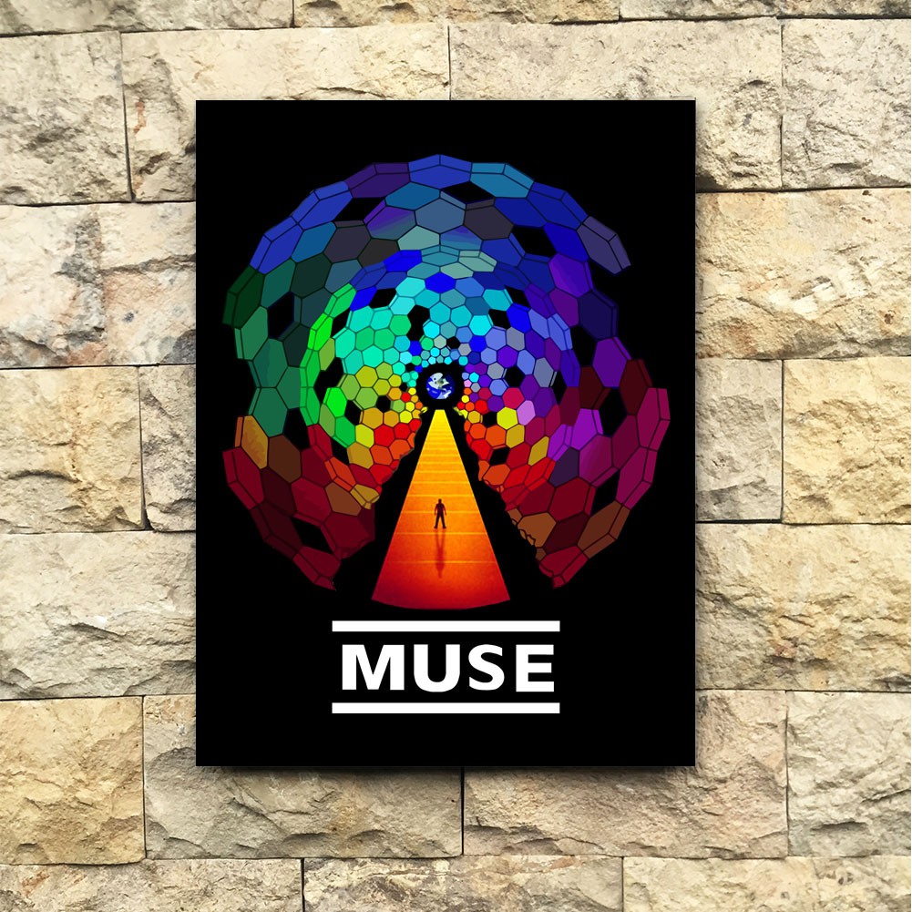 MUSE The Resistance Album Rock Band Wall Display Poster Wood Decoration ...