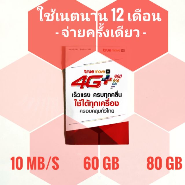 !! ส่งฟรี !! ซิมเทพ ซิมทรู 12 เดือน sim true unlimit 10 Mbps, maxspeed ...