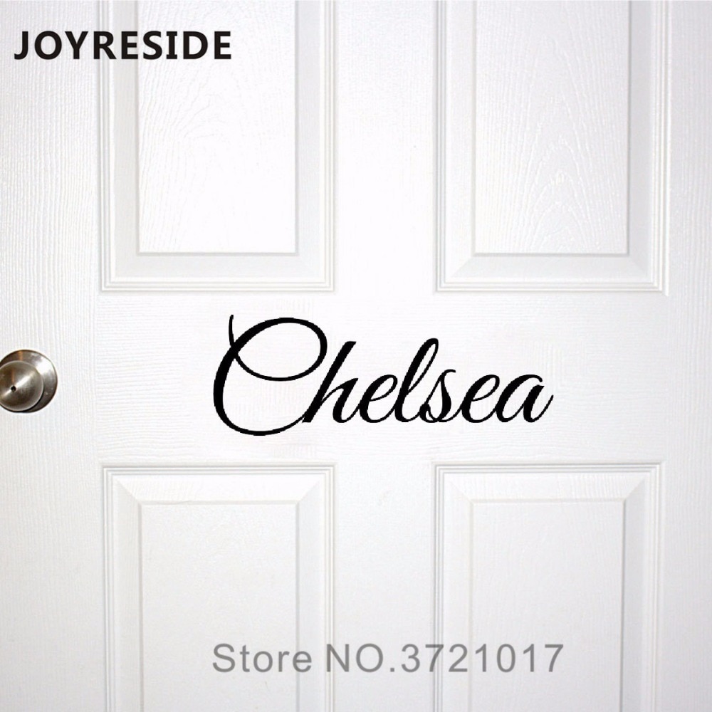 Kids Room Door Decal Custom Baby Names Wall Or Doors Decals Home House ...