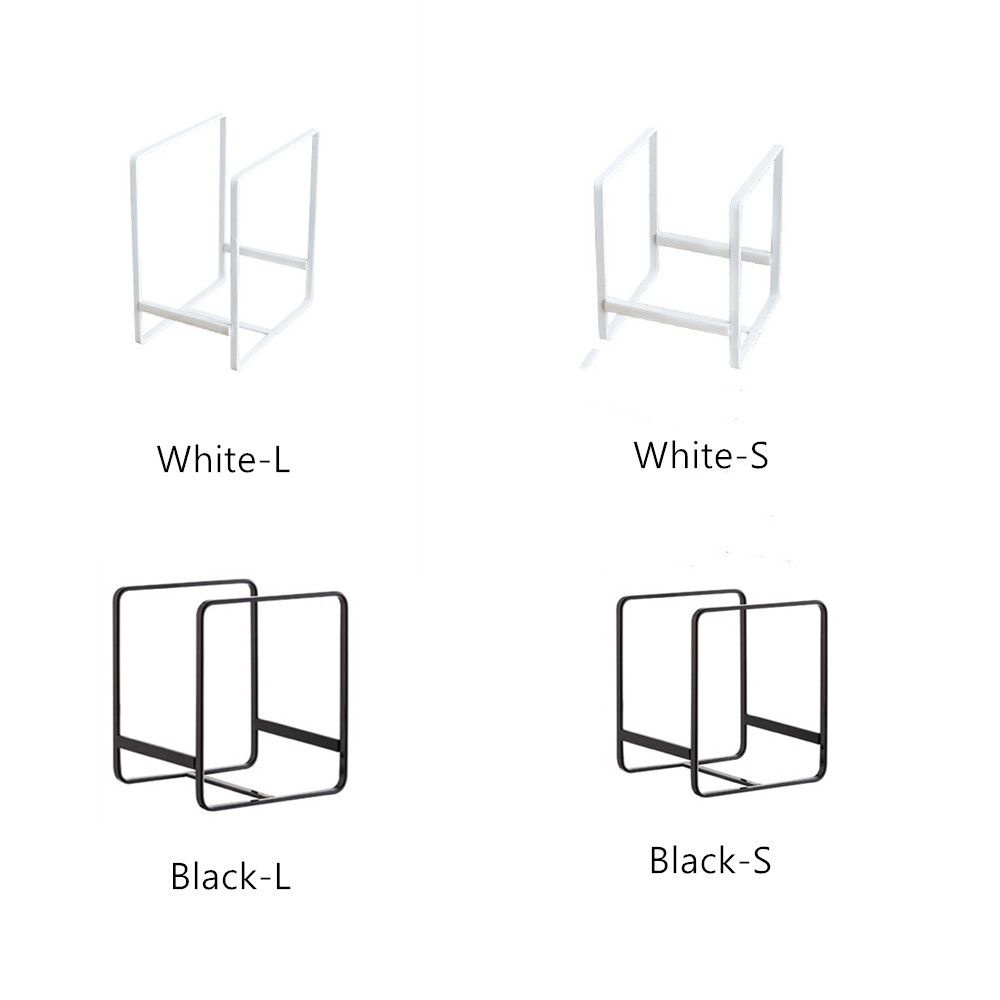 TEAK Landing Storage Rack Black And White Plate Rack Metal Kitchen ...