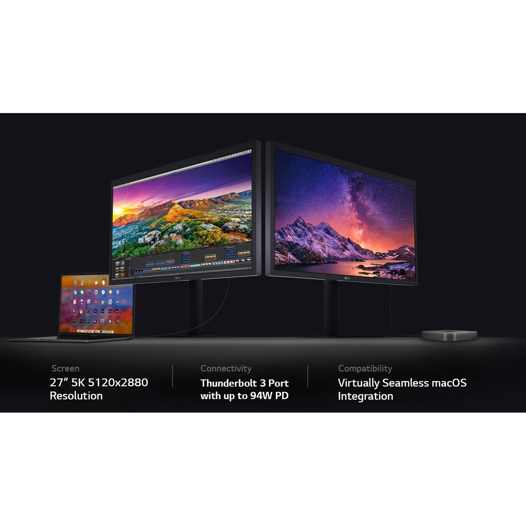 LG 27MD5KL-B Ultrafine 5K Display 27" 16:9 5K (5120 x 2880) IPS Monitor ...