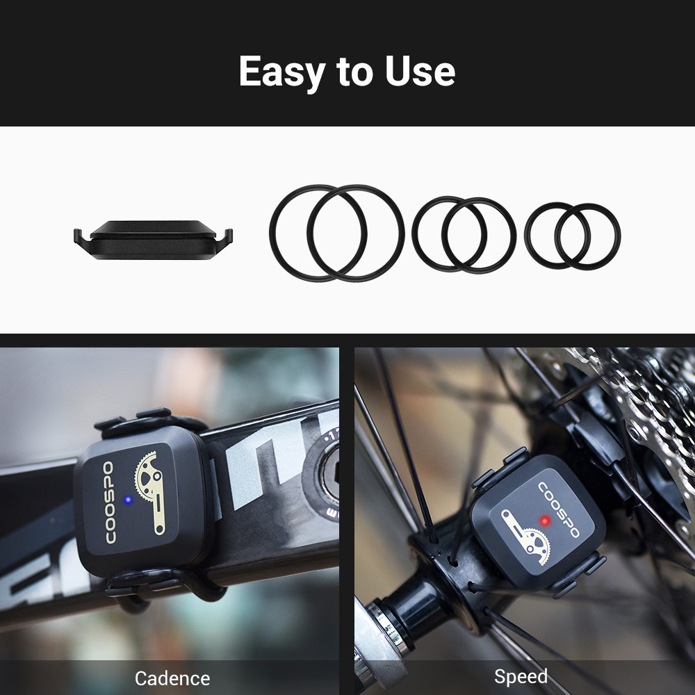 CooSpo CadenceSpeed Rpm Sensor Bluetooth 4.0 ANT Road Bike Mtb For ...