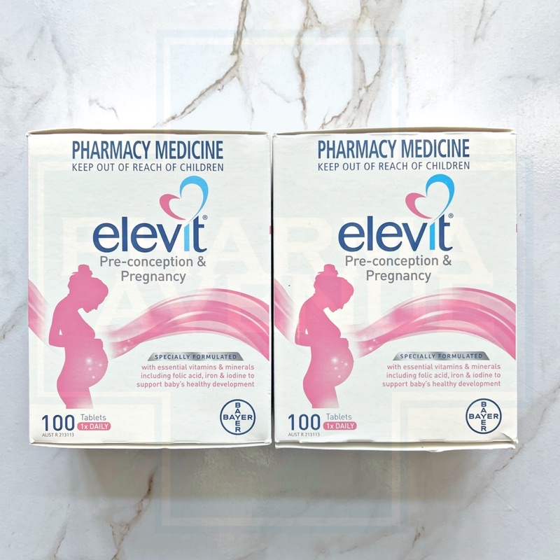 Elevit Pregnancy Multivitamin & Mineral Supplement 100 เม็ด | Shopee ...