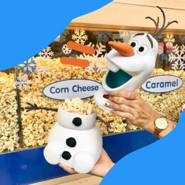 ถังป๊อปคอร์นโอลาฟ โรง SF ???? Frozen 2 Olaf Popcorn Bucket Set [ถังป๊อบ ...