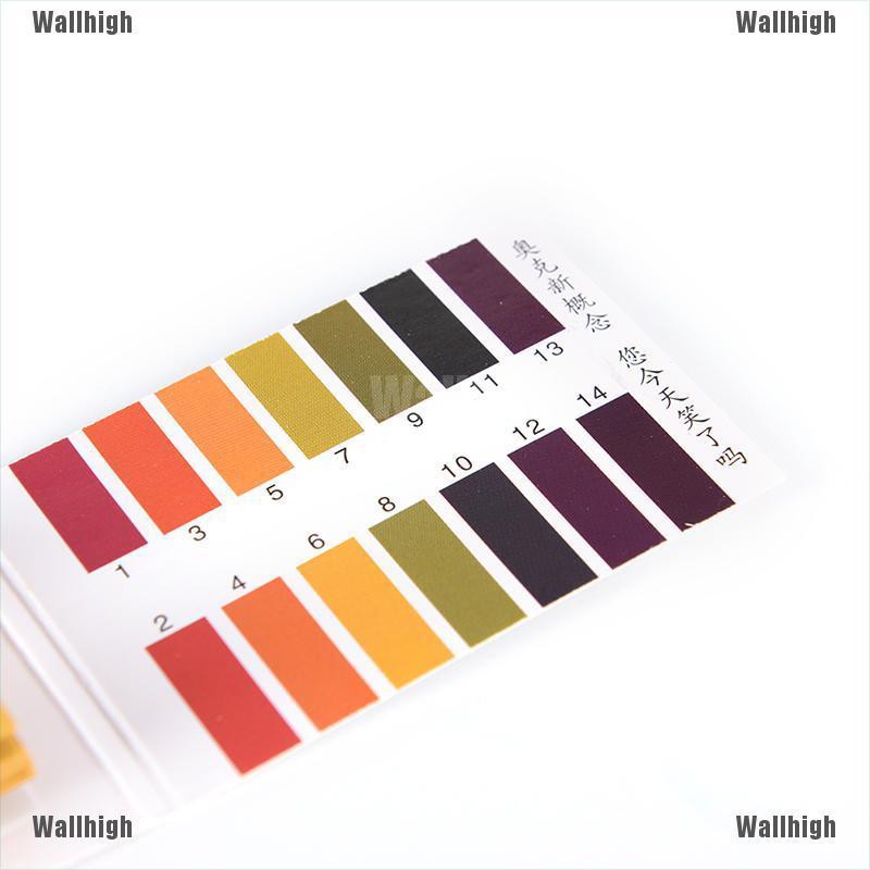 Wallhigh 80 pH 1-14 Universal Full Range Litmus Test Paper Strips ...