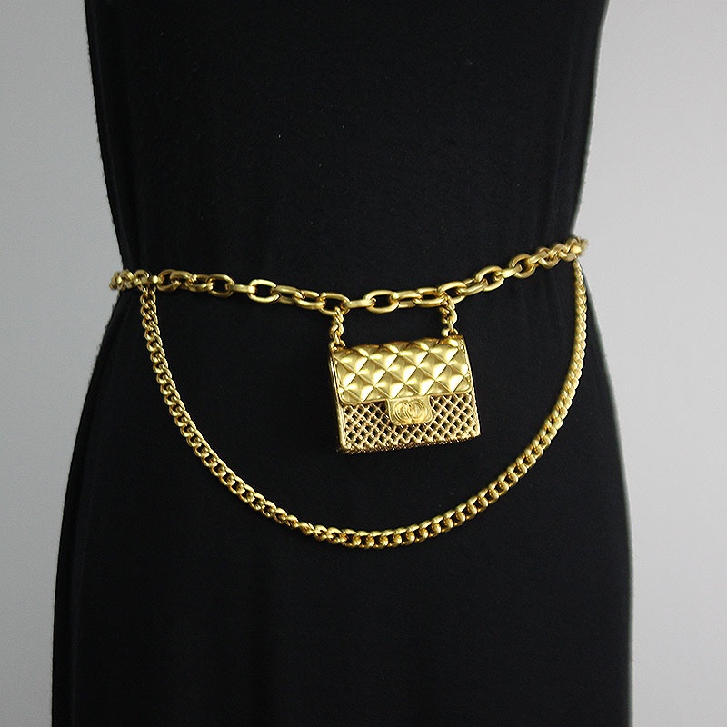 wLuxury Designer Chain Belts for Women39s Dress Jeans Trousers Mini ...